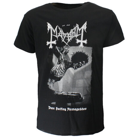 Mayhem Pure Fucking Armageddon T-Shirt - Official Merchandise ...