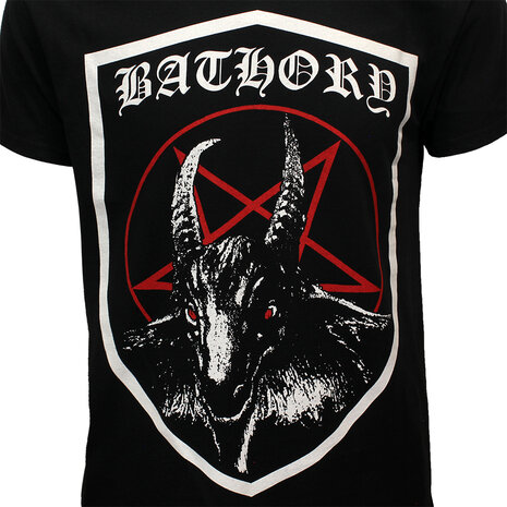 Bathory Shield T-Shirt - Official Merchandise - Popmerch.com