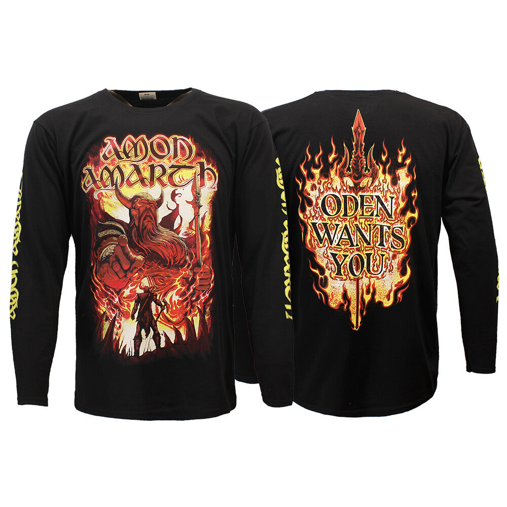 Amon Amarth Oden Wants You Longsleeve T-Shirt - Official Merchandise - Popmerch.com
