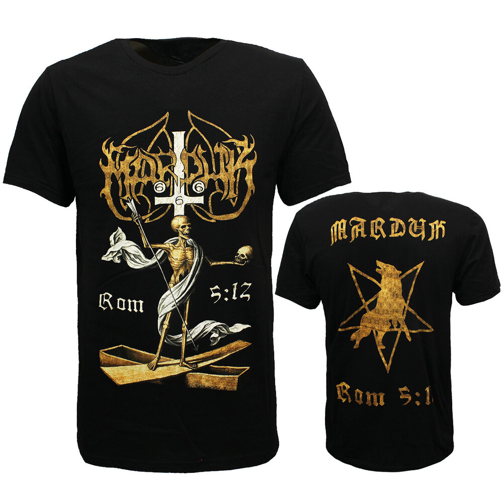 Marduk Rom 5:12 T-Shirt - Official Merchandise - Popmerch.com