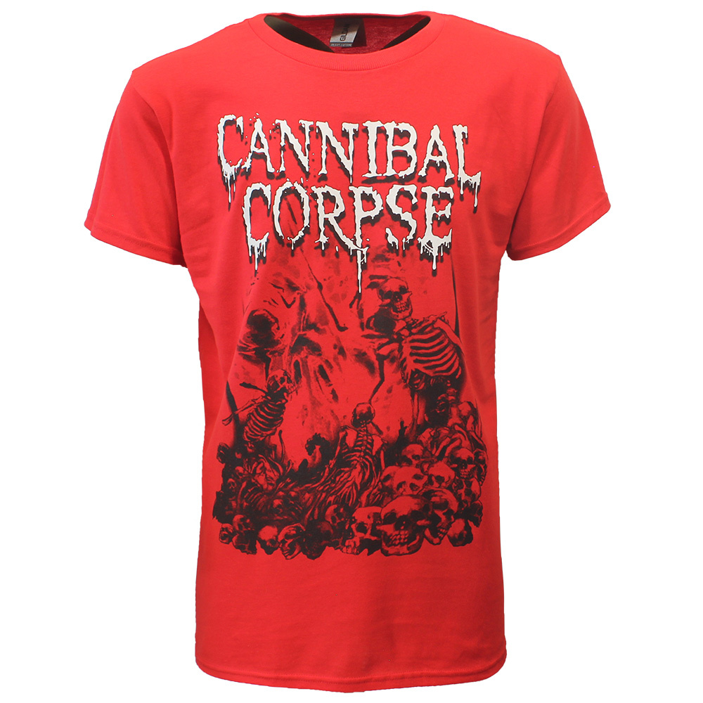Cannibal Corpse Pile Of Skulls Band T-Shirt - Official Merchandise ...