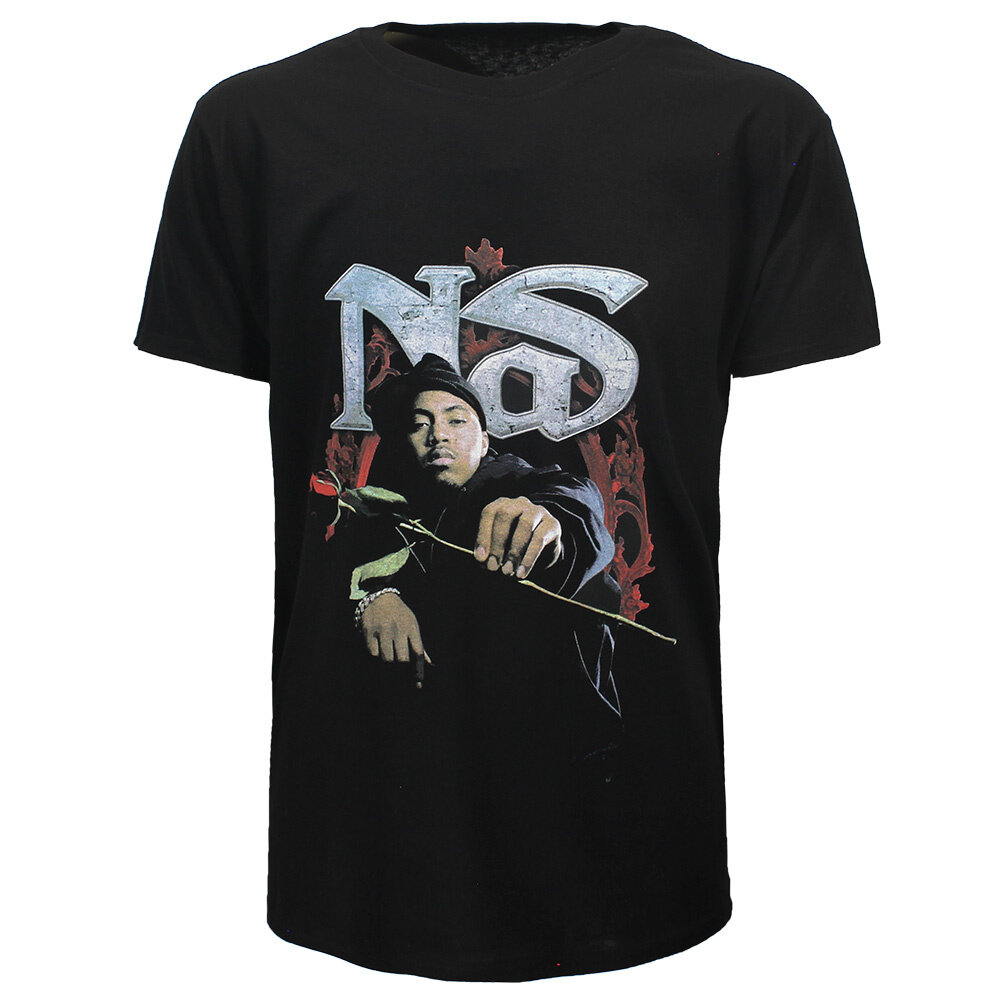 NAS Red Rose Flex T-Shirt - Official Merchandise - Popmerch.com