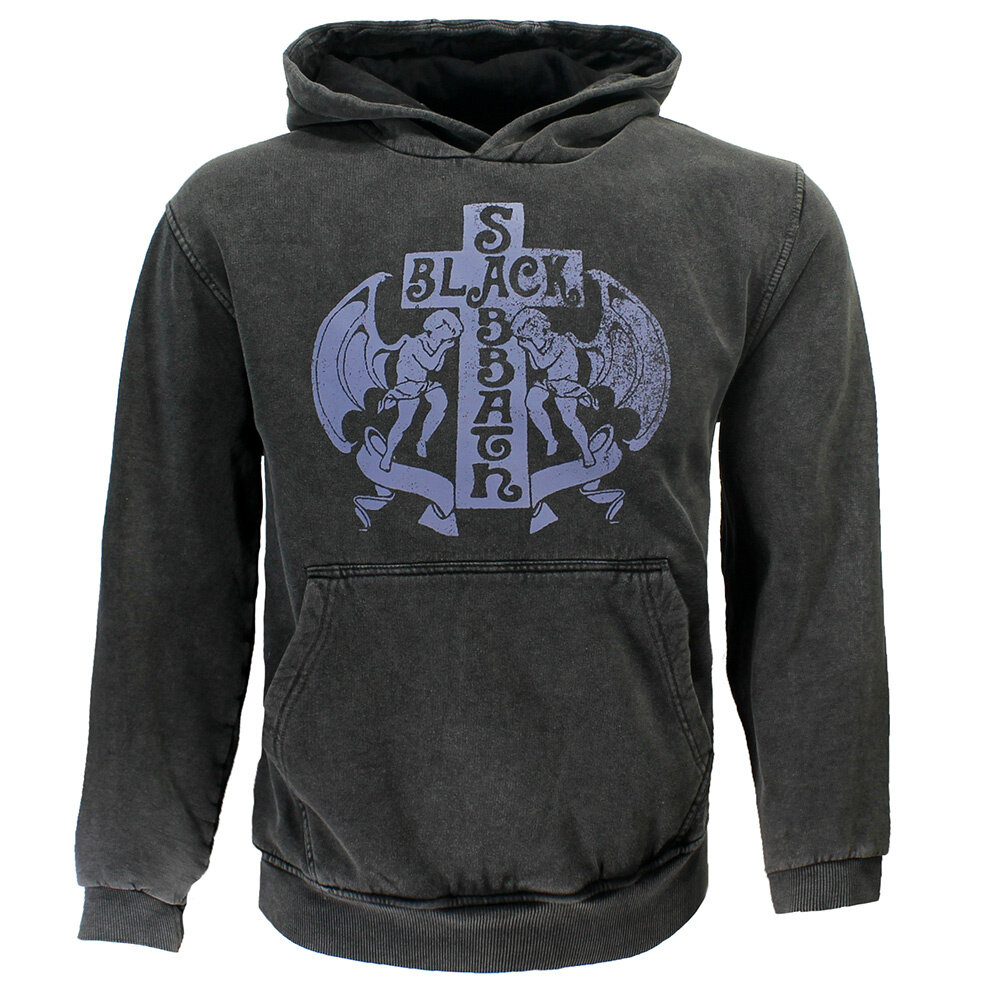 Black Sabbath Angels Cross Pullover Hoodie - Official Merchandise ...