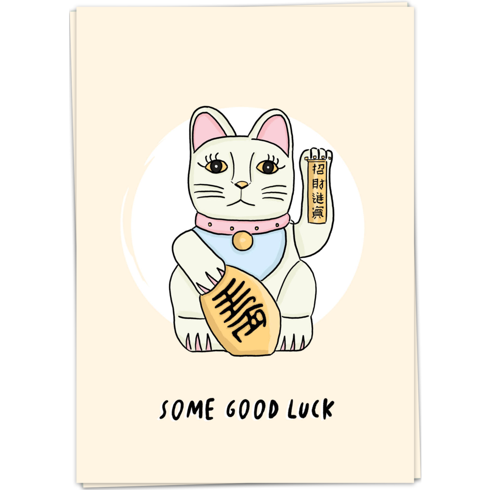 Kaart Blanche Som Good Luck - Lou Lou Conceptstore