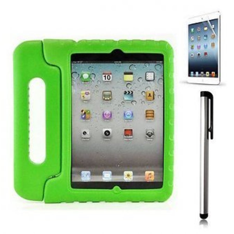 iPad kidscover case in the classroom green - Tabletdockshop