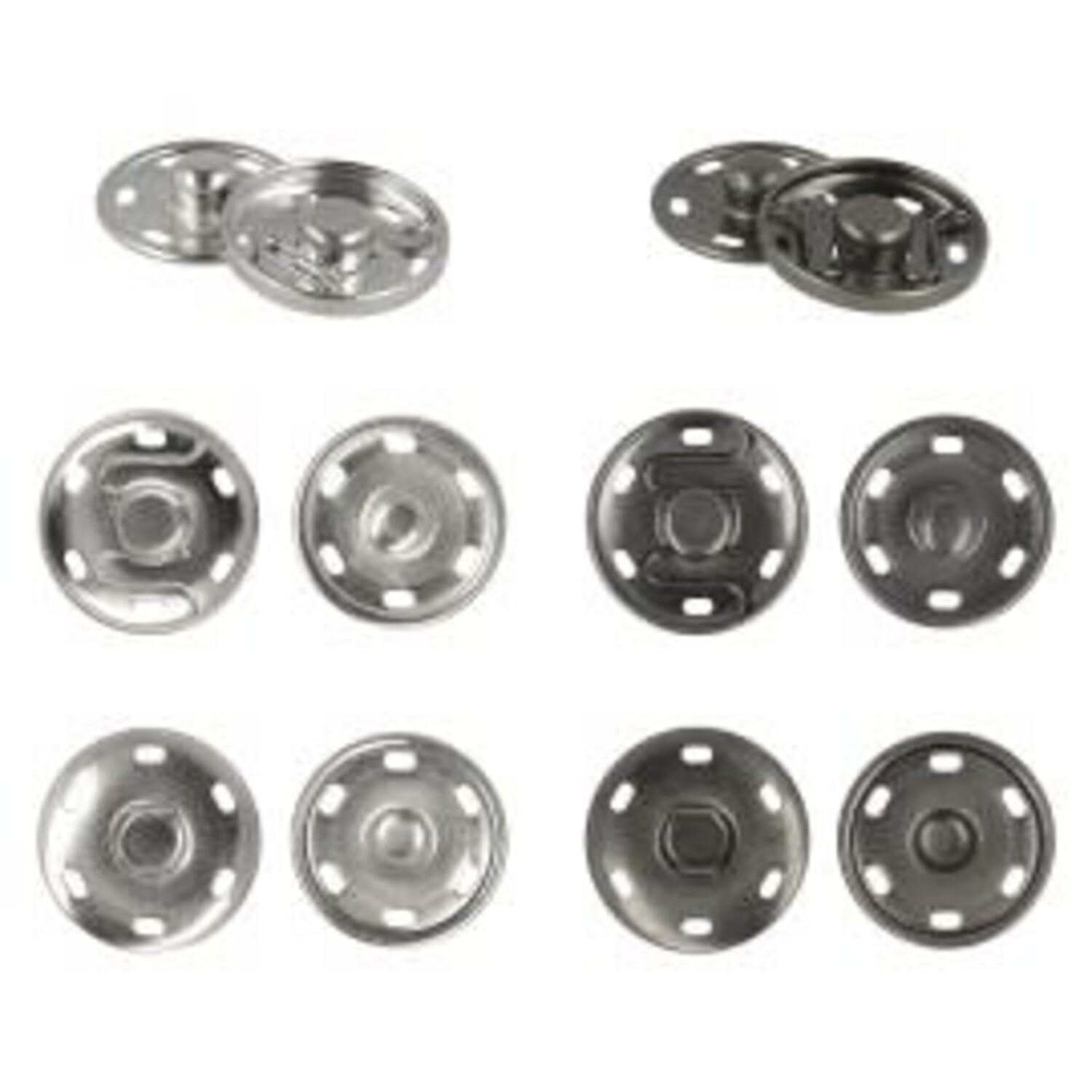 Drukknopen jas metaal - De Stoffenkamer