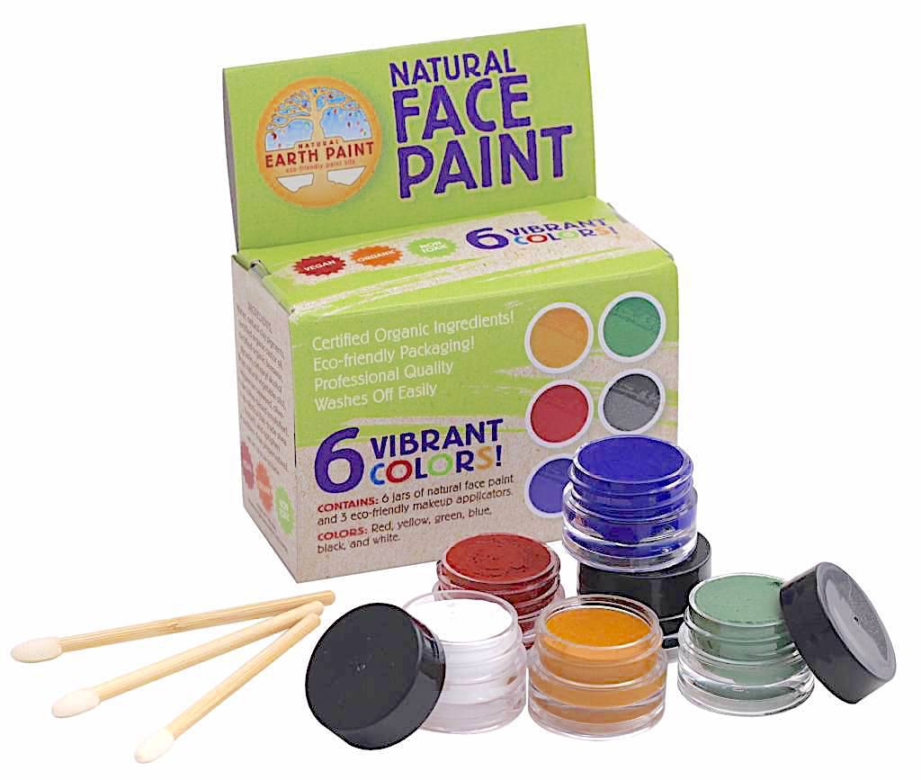 Natural Earth Face Paint Kit natuurlijke schmink in 6 kleuren - Natural ...