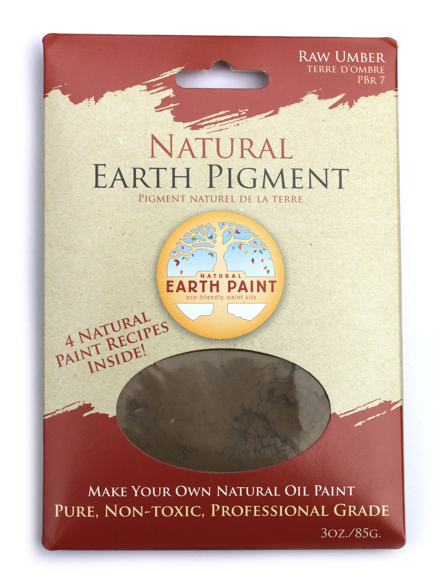 Natural Earth paint | Professional mineral earth pigment Raw Umber ...