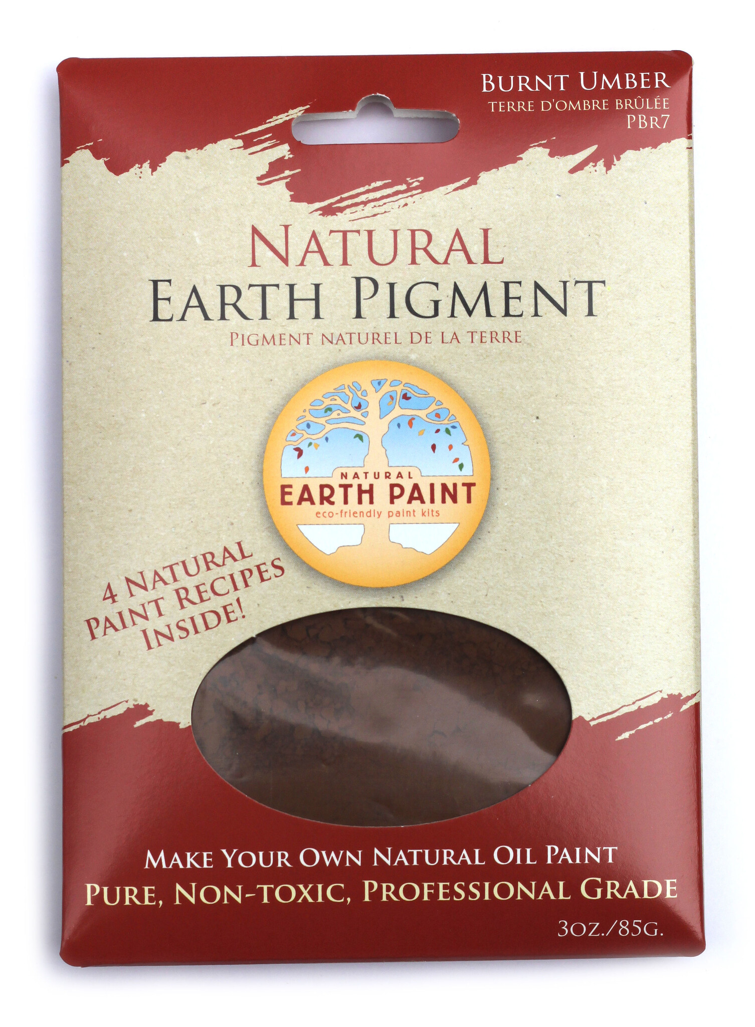Professional mineral earth pigment Burnt Umber | Natural Earth Paint ...