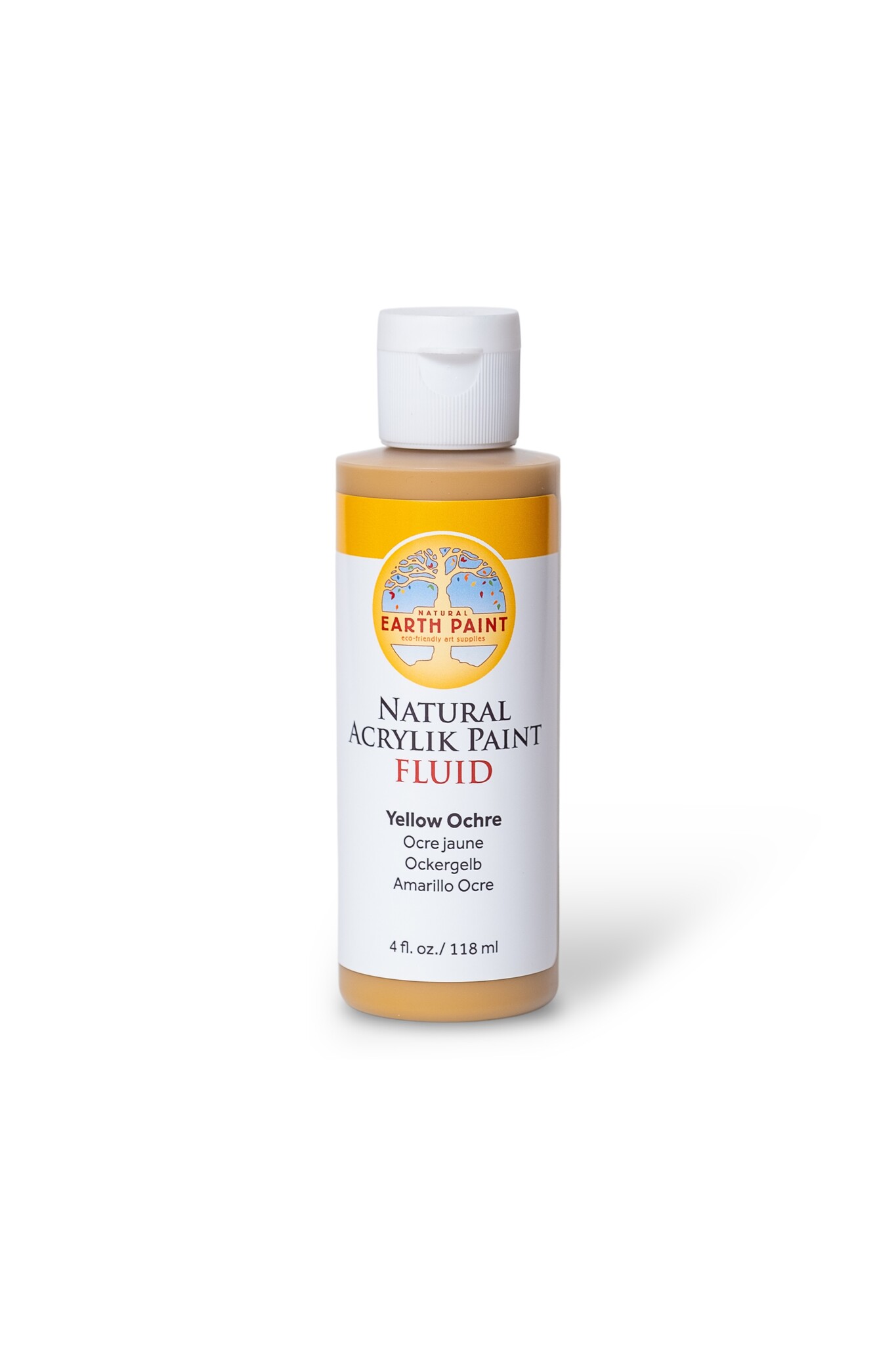 Fluid natural acrylic Paint - 118 ml | Natural Earth Paint - Natural ...