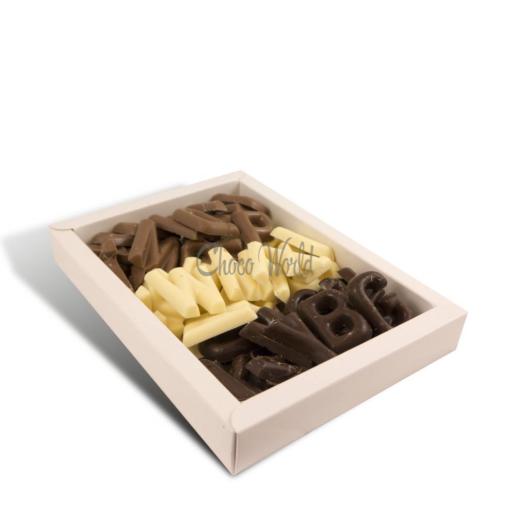 Chocolade mini letters - Choco-World.nl