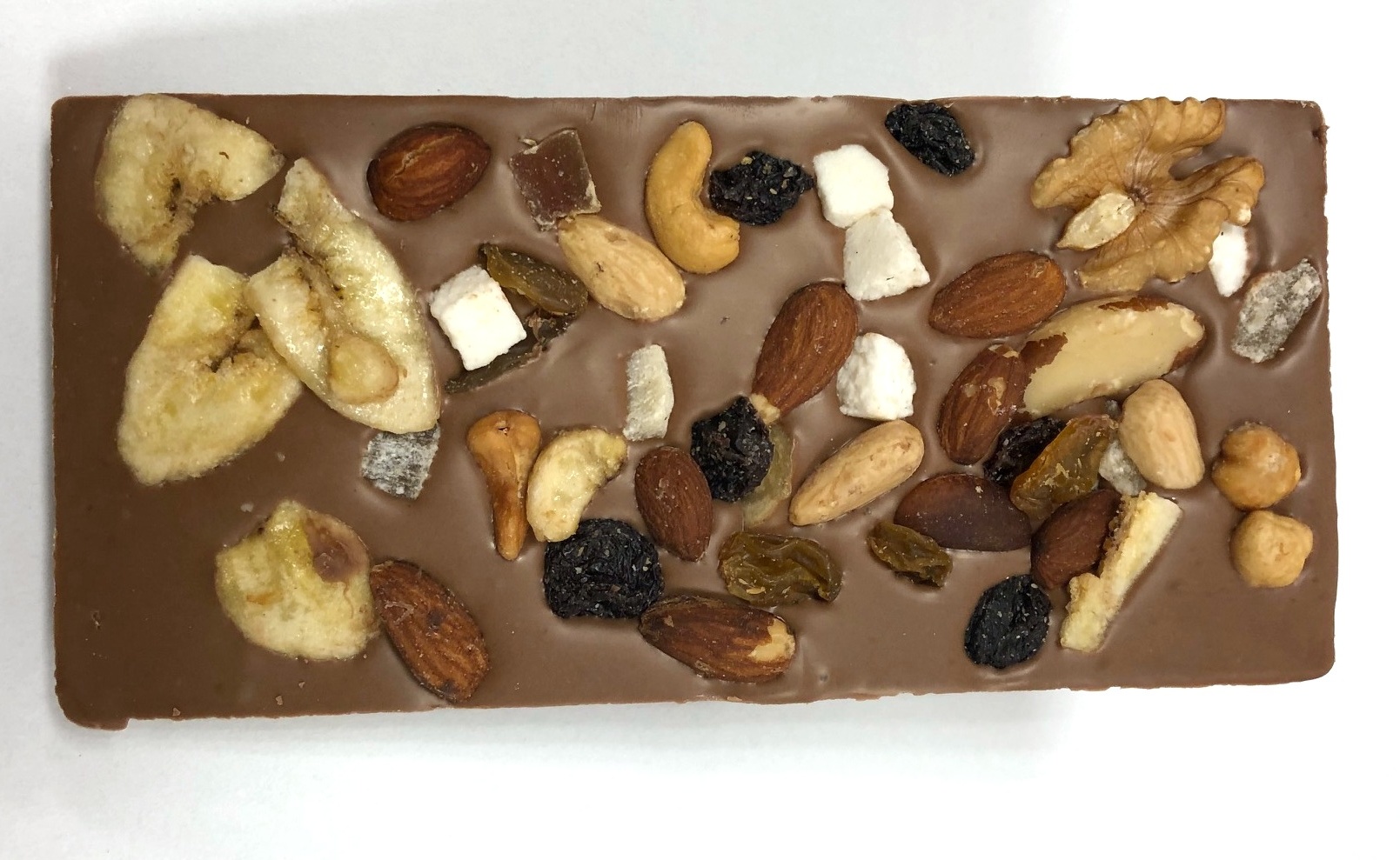 Chocolade reep groot noten fruitmix - Choco-World.nl