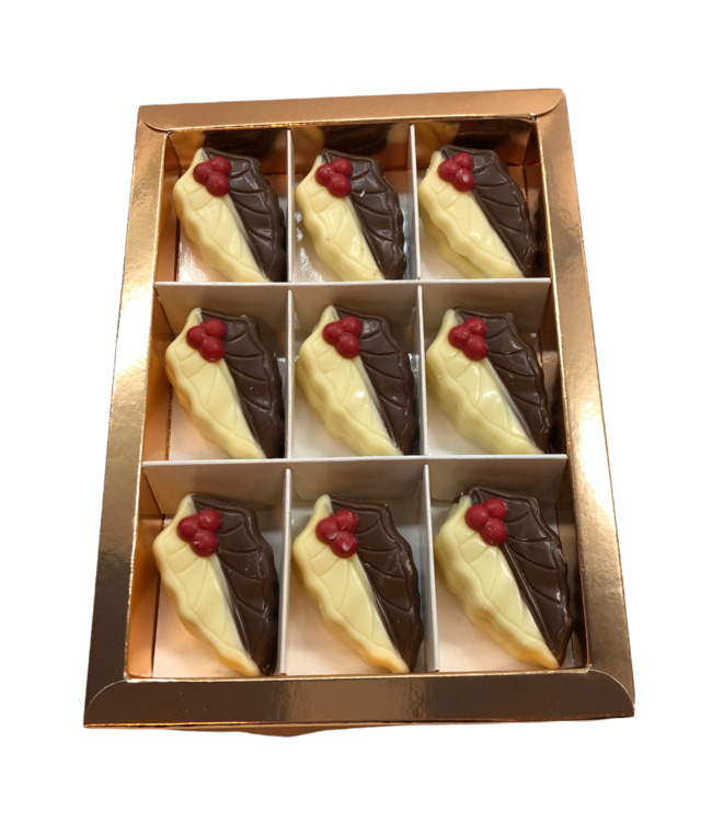 Chocolade Hulstblaadjes melk - Choco-World.nl