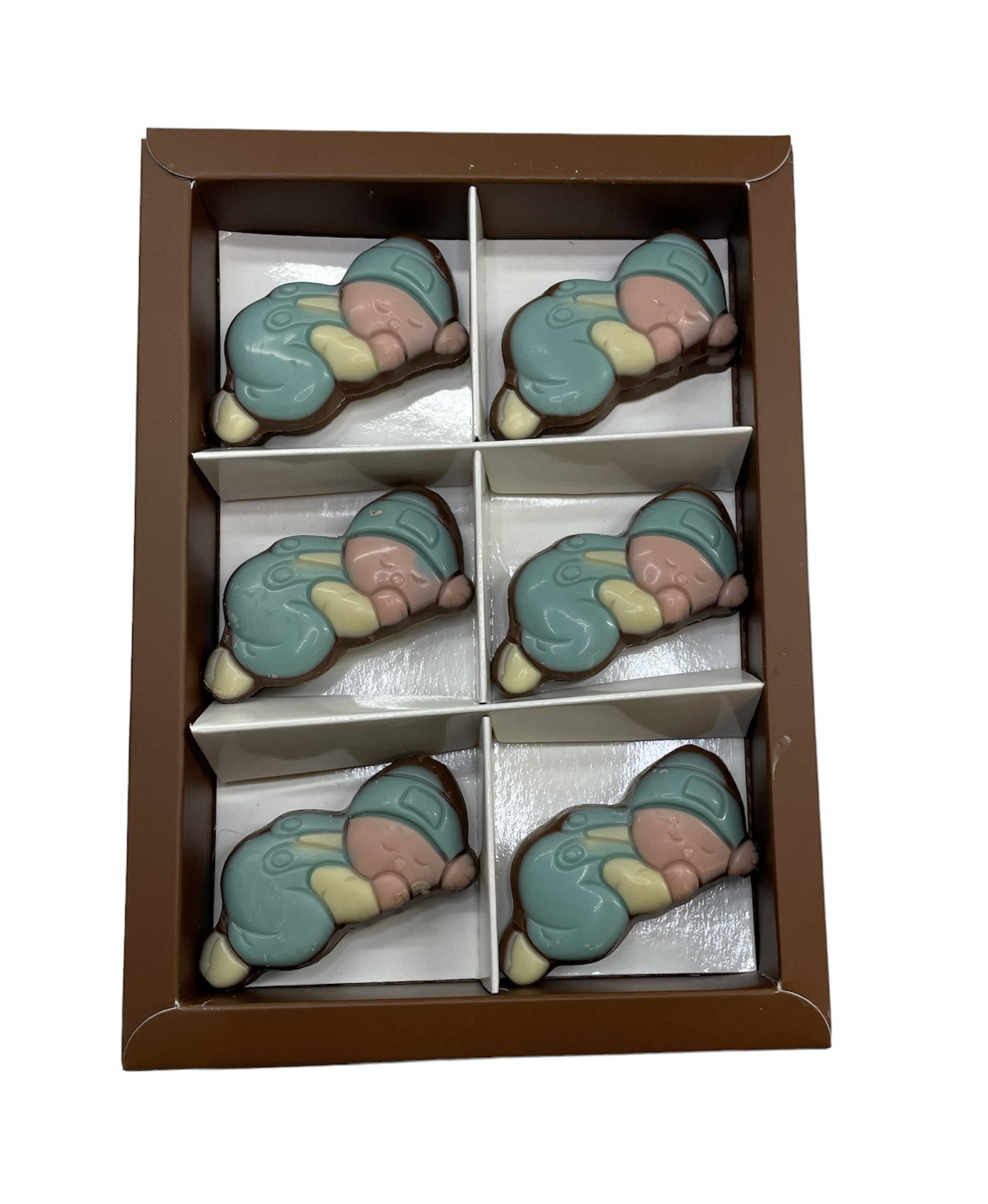 Baby Chocolade | Verkijgbaar in Blauw, Roze of Gemengd | Choco World ...