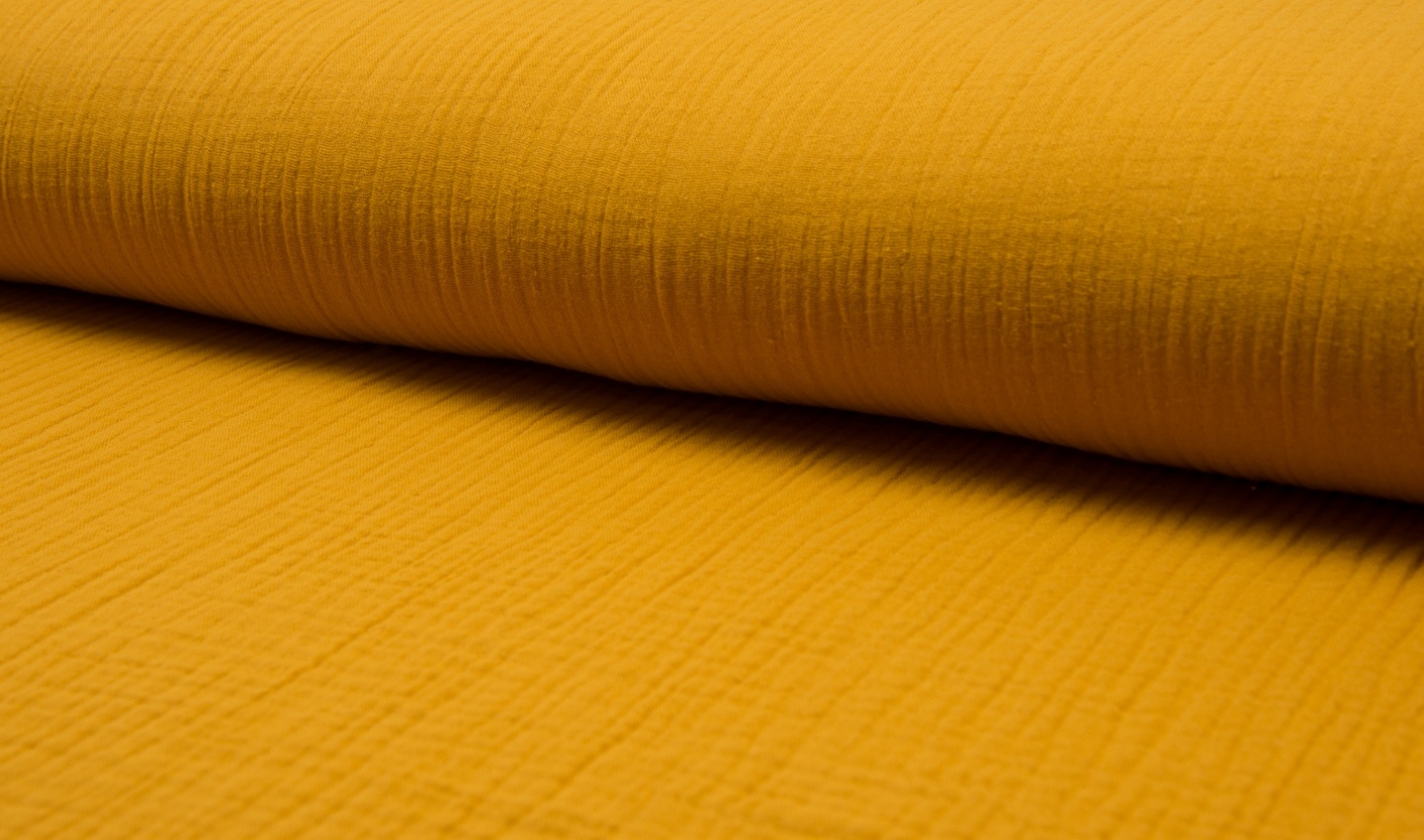 Hydrofiel Stof Oker – Zacht, Ademend en Duurzaam - Stoffen Online