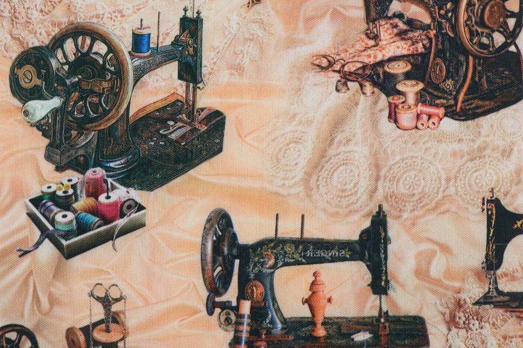 Deco Stof Sewing Machine - Stoffen Online