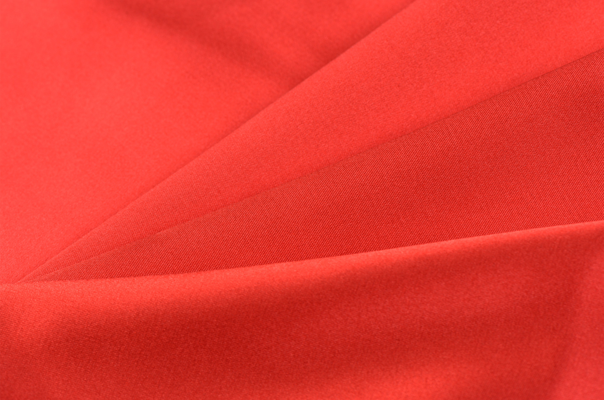 Satijn stretch Rood - Stoffen Online
