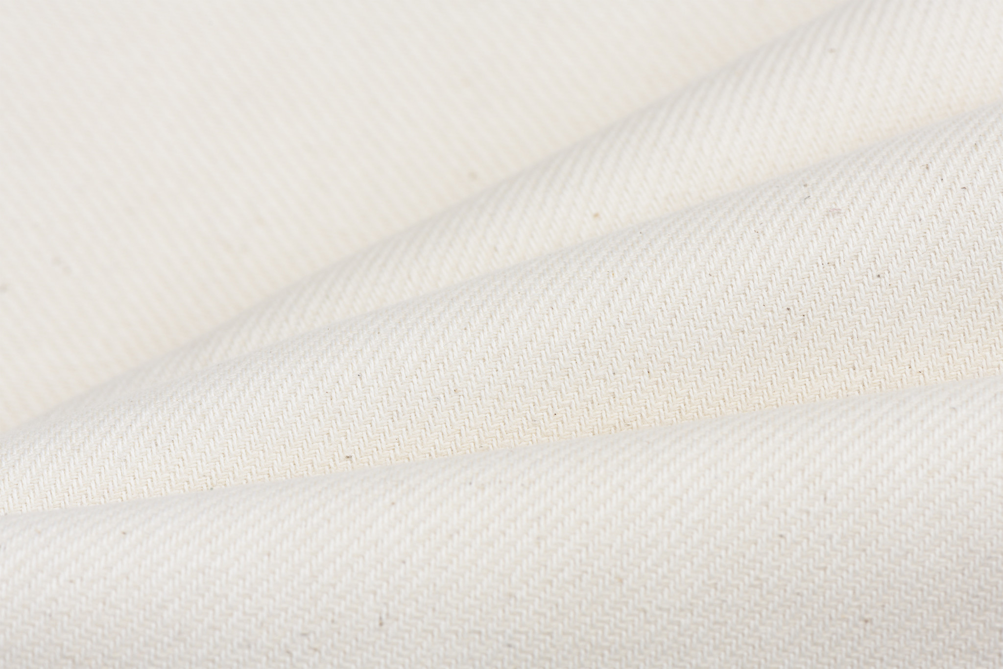 Ruwdoek keper ongebleekte katoen met keperbinding | Stoffen Online ...