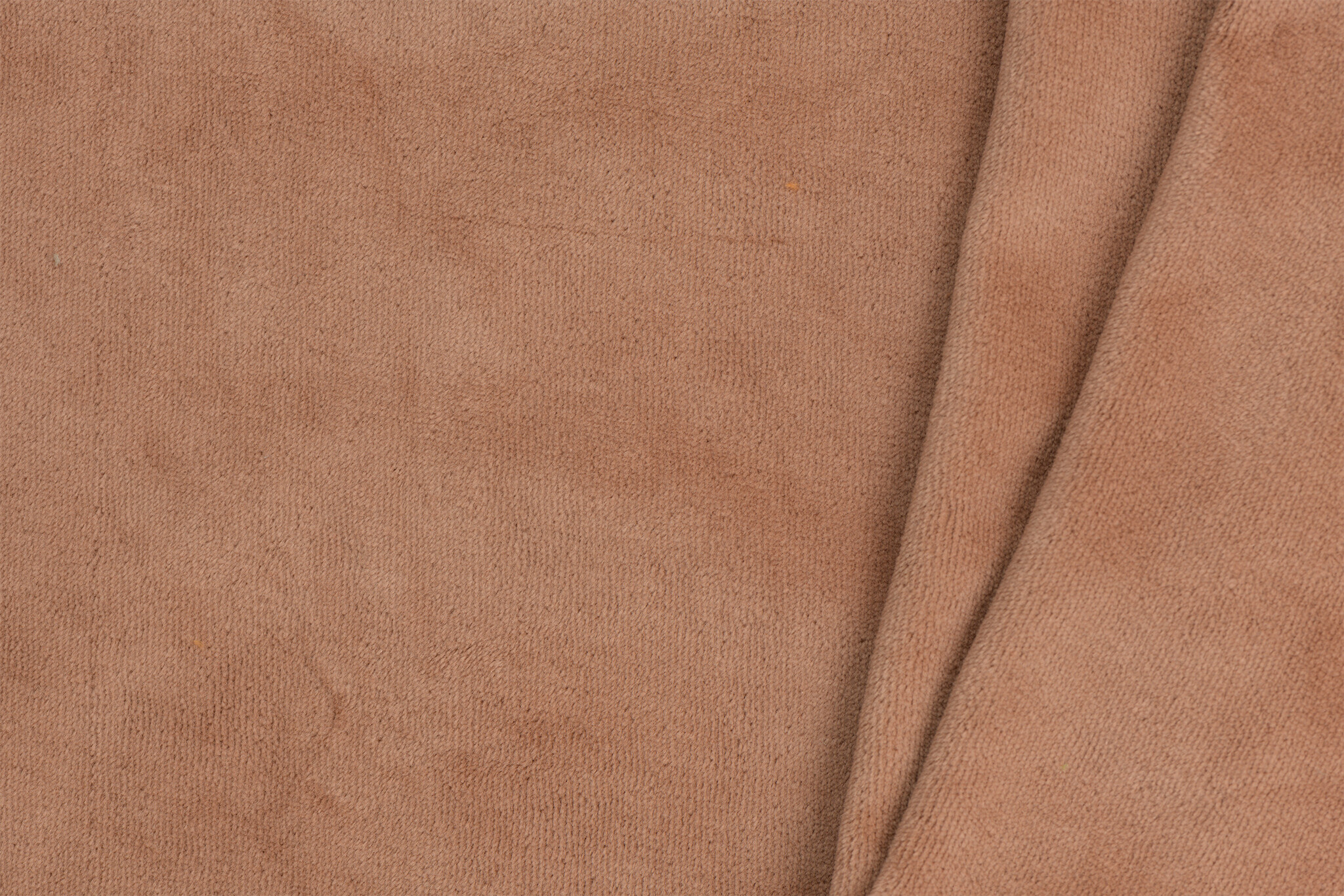 Nicky velours perzik bij Stoffen Online, de stoffenwinkel - Stoffen Online