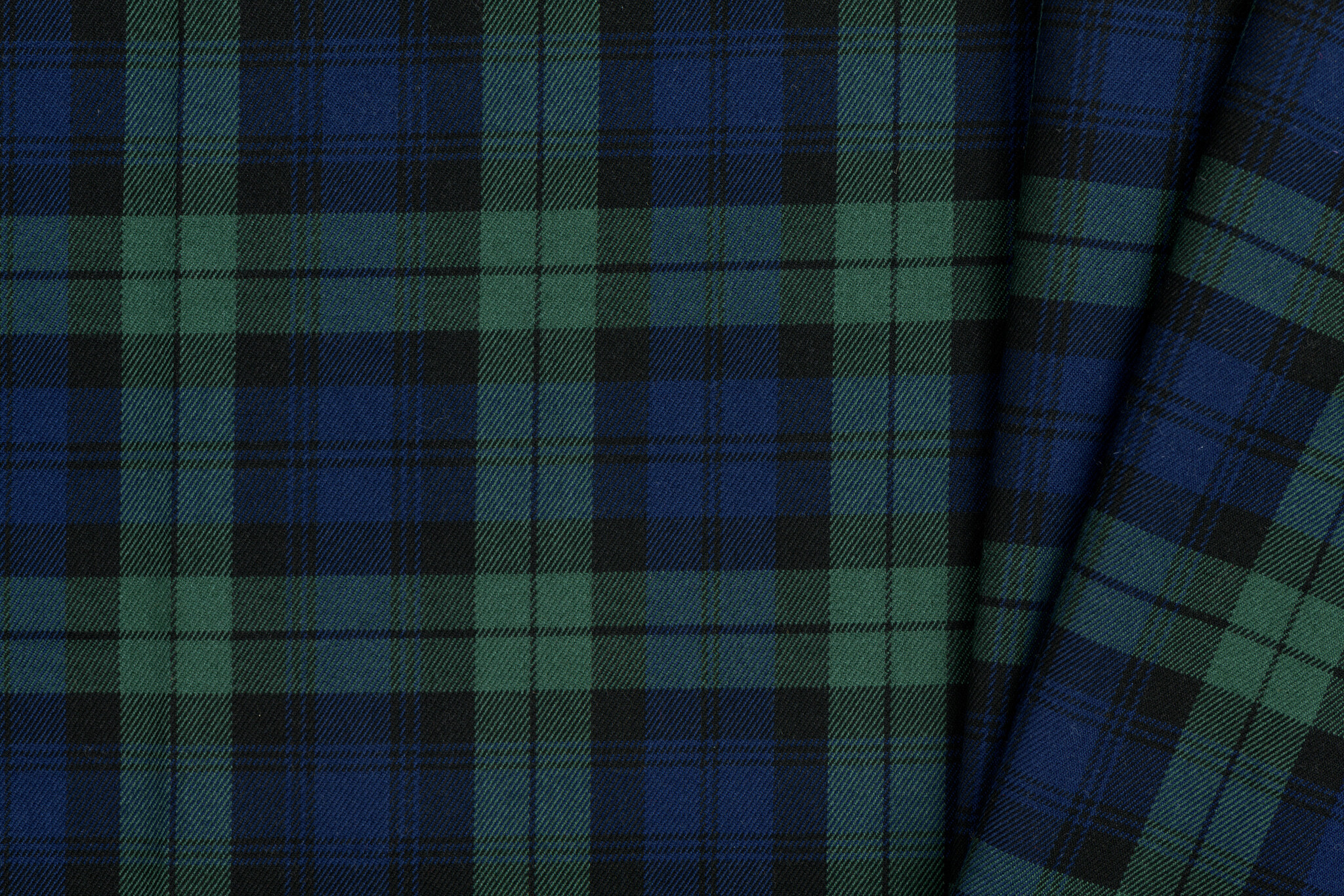 Schotse Ruit Stretch Black Watch - Stoffen Online