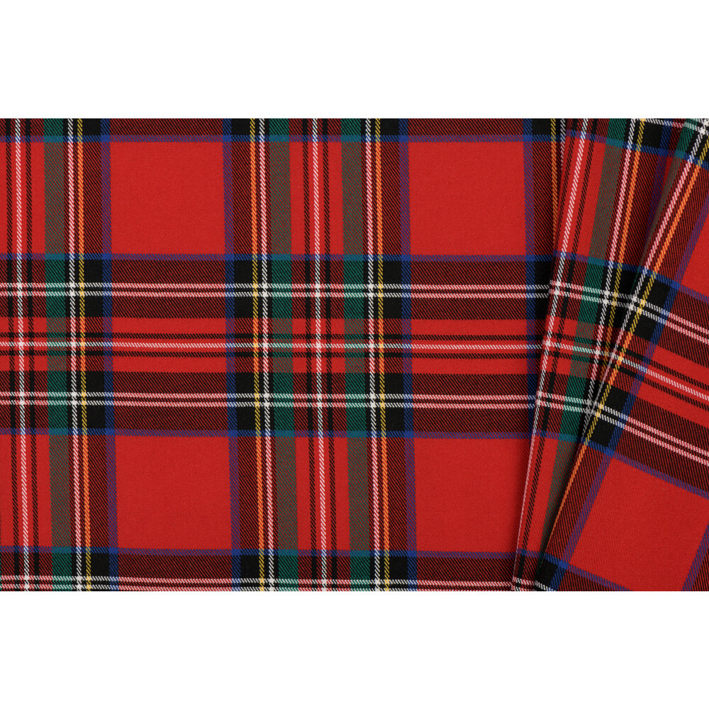 Schotse Ruit Stof Stretch Red Stuwart – Tartan Stof bij Stoffen Online ...