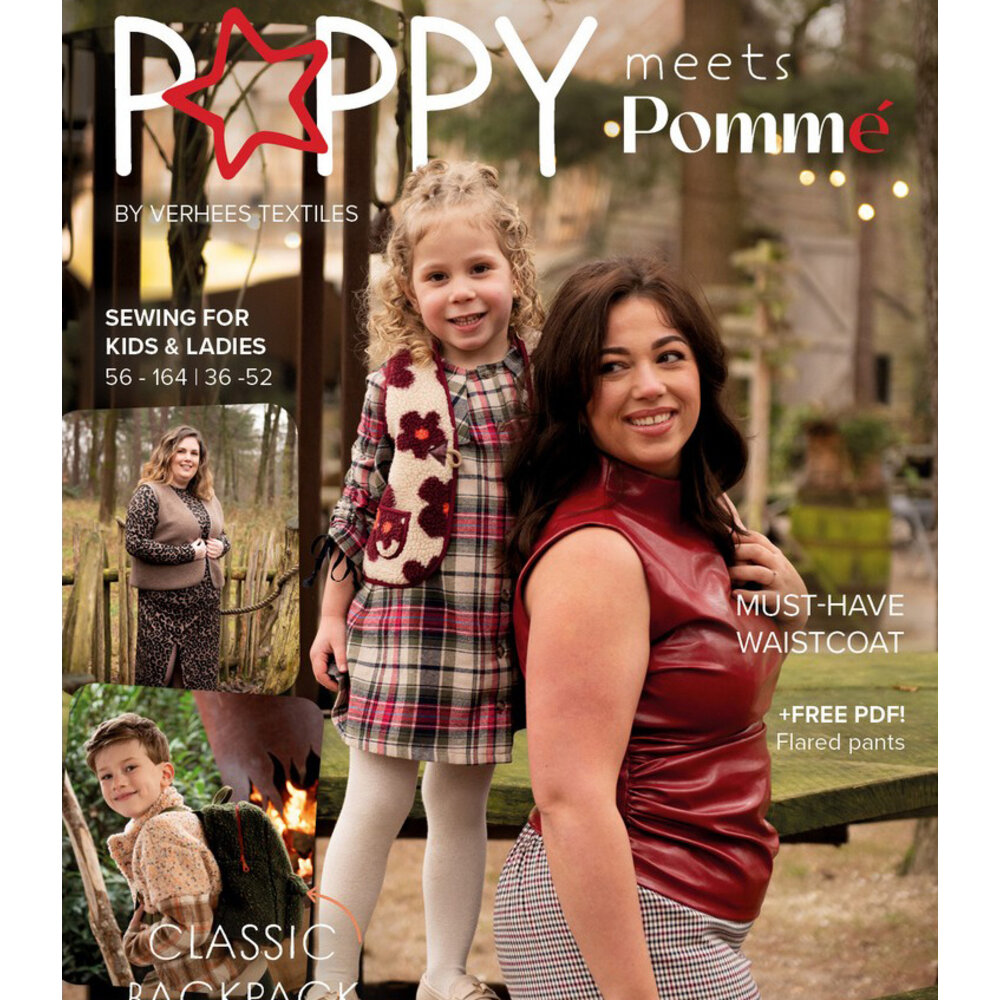 Poppy Magazine Editie 25 – Naaipatronen voor Dames & Kinderen - Stoffen ...