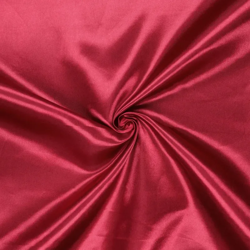Heavy Satijn Stof Donkerrood –Brandvertragend & 280 cm Breed - Stoffen ...
