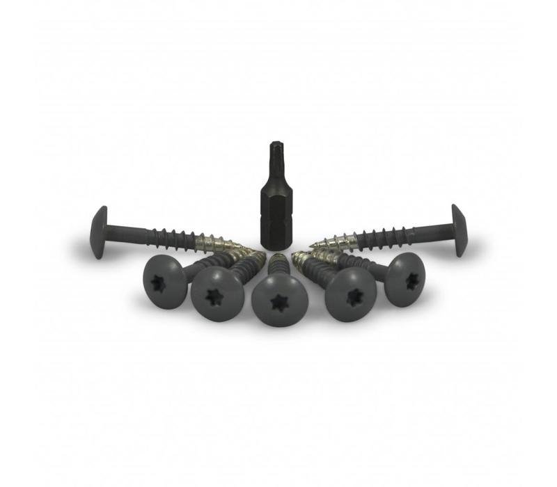 Trespa schroeven Antraciet RAL 7016 - Panelzz