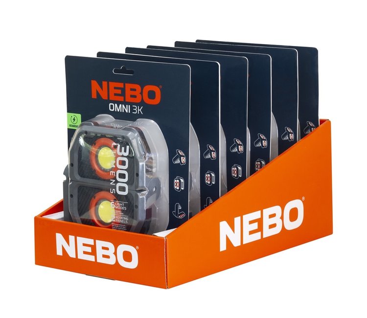 NEBO OMNI 3K Lumen Work Light Omni-Directional Portable Worklight ...