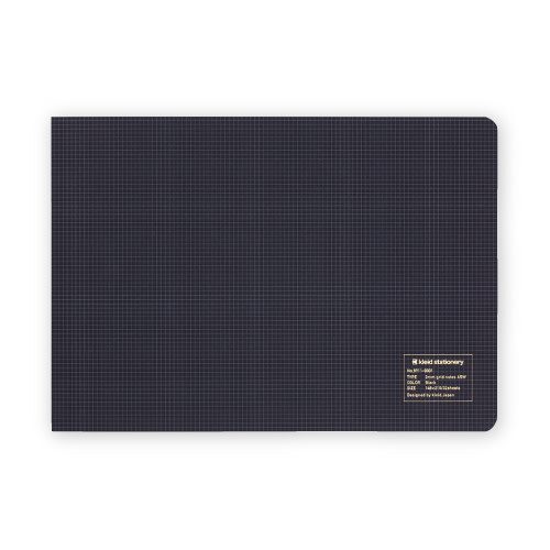 2MM GRID NOTES A5W BLACK - JPT EUROPE LTD T/A JP BOOKS