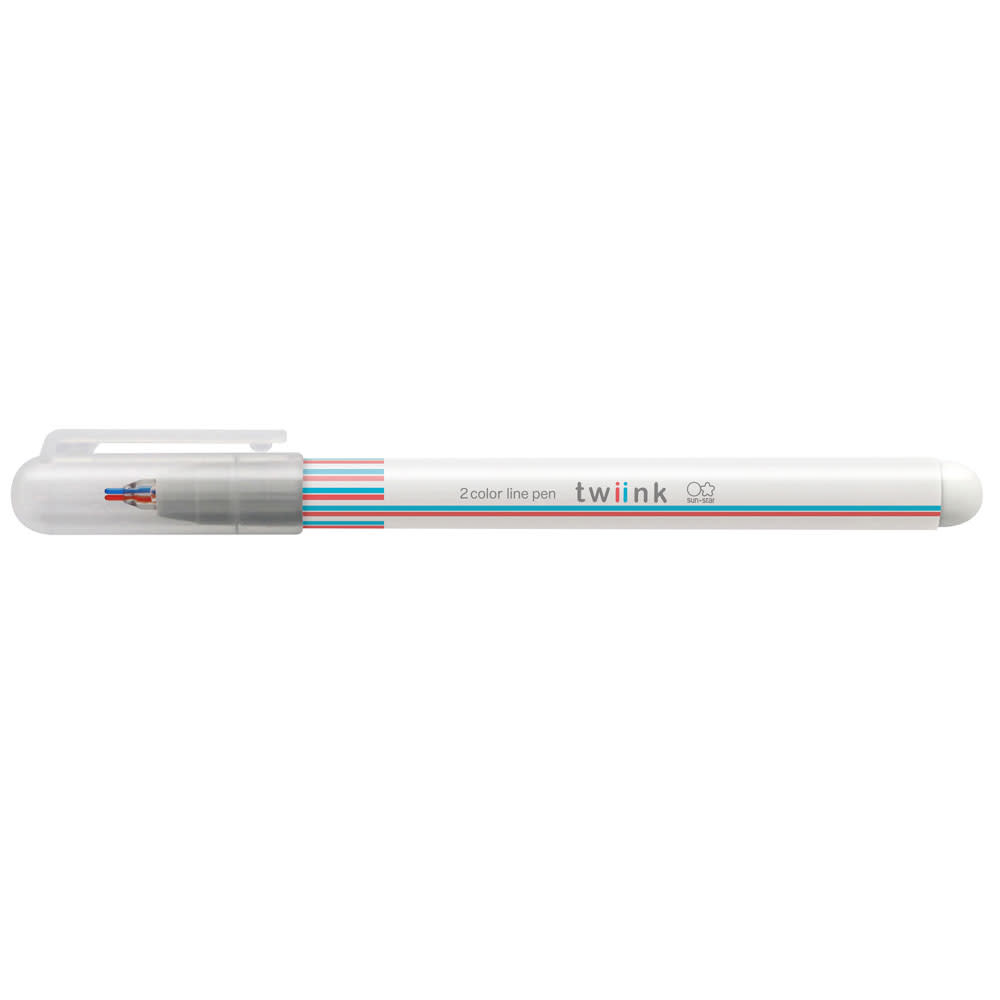 Twiink Twin Colour Pen Red X Light Blue - JPT EUROPE LTD T/A JP BOOKS