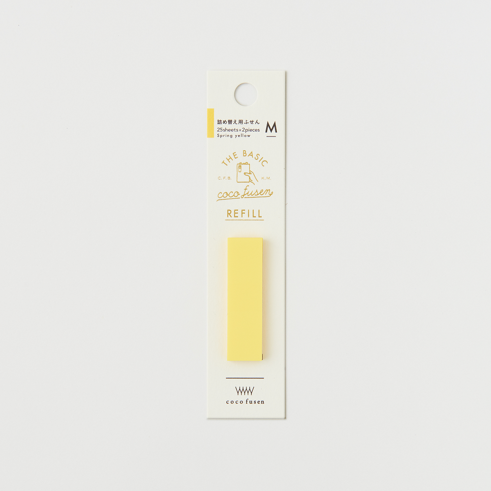COCO FUSEN BASIC REFILL STICKY NOTES SPRING YELLOW M - JPT EUROPE LTD T ...