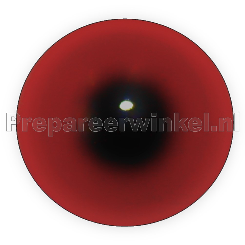 Donker rode standaard acryl ogen - Prepareerwinkel.nl