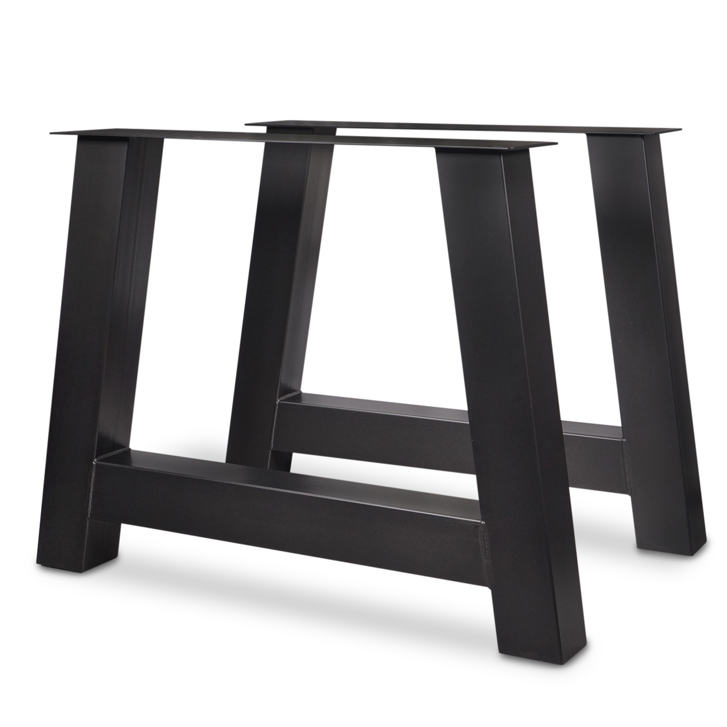 Stalen A-poot SET (2 stuks) 10x10 cm - 7 cm hoog & 78-94 cm breed ...