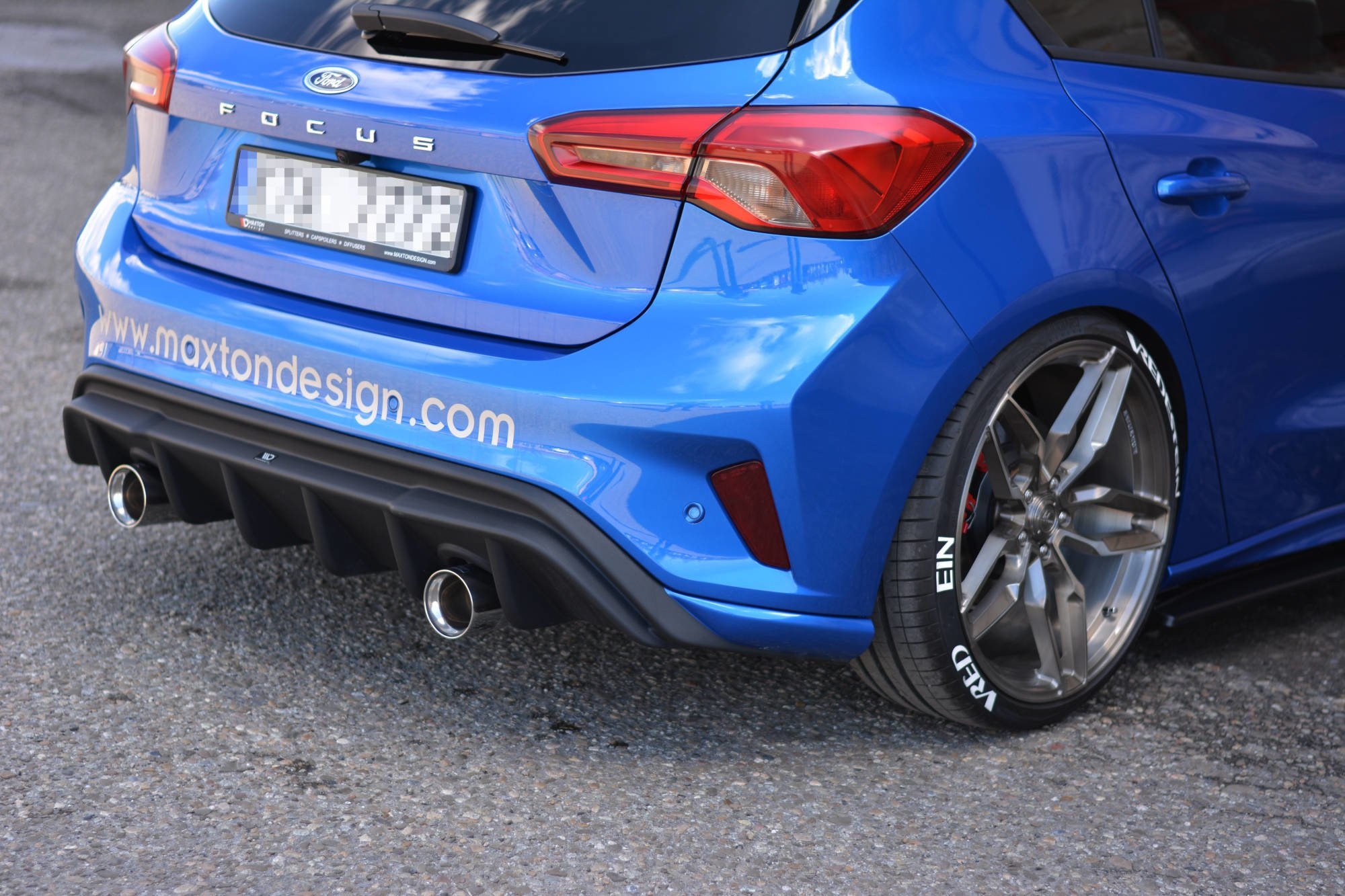 Maxton Design Maxton Design REAR DIFFUSER Ford Focus ST-Line Mk4 ...