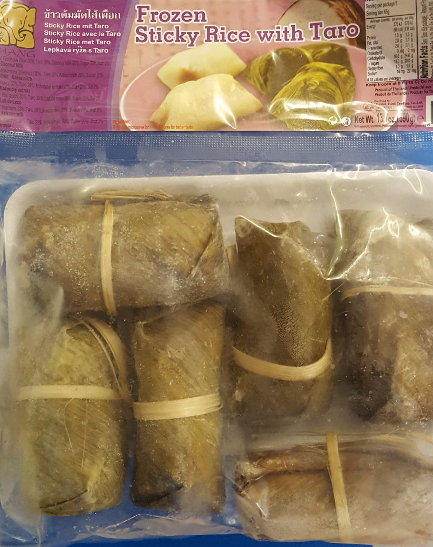 Sticky Rice With Taro 390g - Thai Food Direct