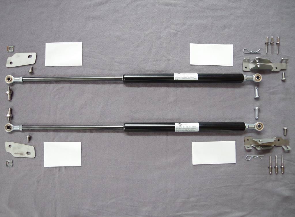 VW T6 reinforced gas pressure damper for back door 700- 1500 N - GTV-VAN