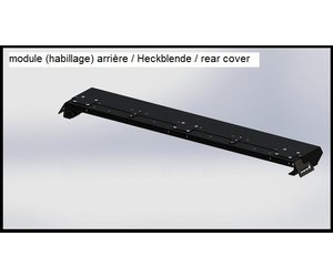 rear cover module for the GTV-GMB VW T5/6 modular roof rack system ...