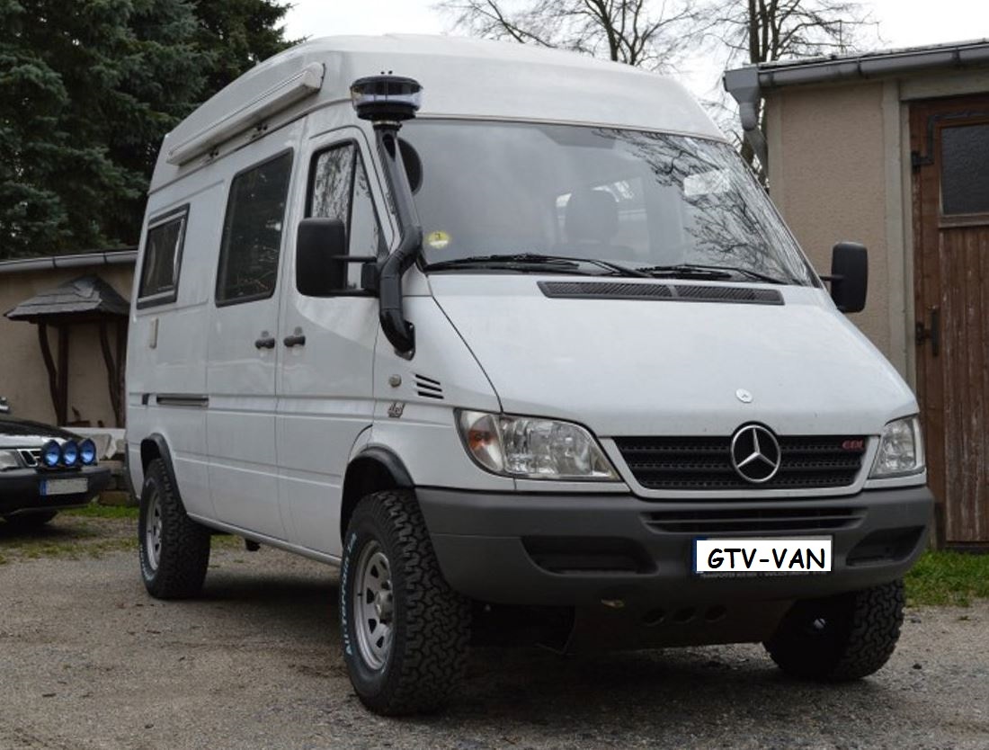 aluminum snorkel for Mercedes Sprinter 903 - GTV-VAN