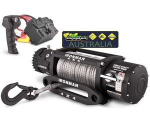 IRONMAN4x4 9500LBS / 4,3 T MONSTER WINCH WITH SYNTHETIC ROPE - GTV-VAN