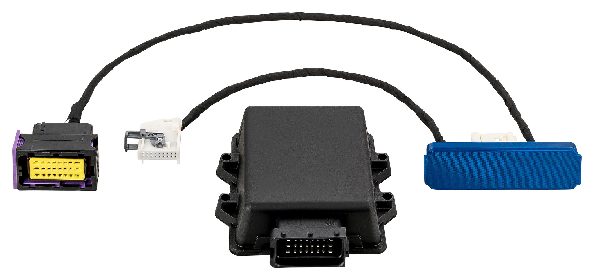 Speedometer calibration kit with plug-in adapter for adjusting the spe ...