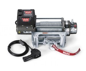 WARN M8 / M8000 3.6 T 12V WINCH with steel rope and remote control ...