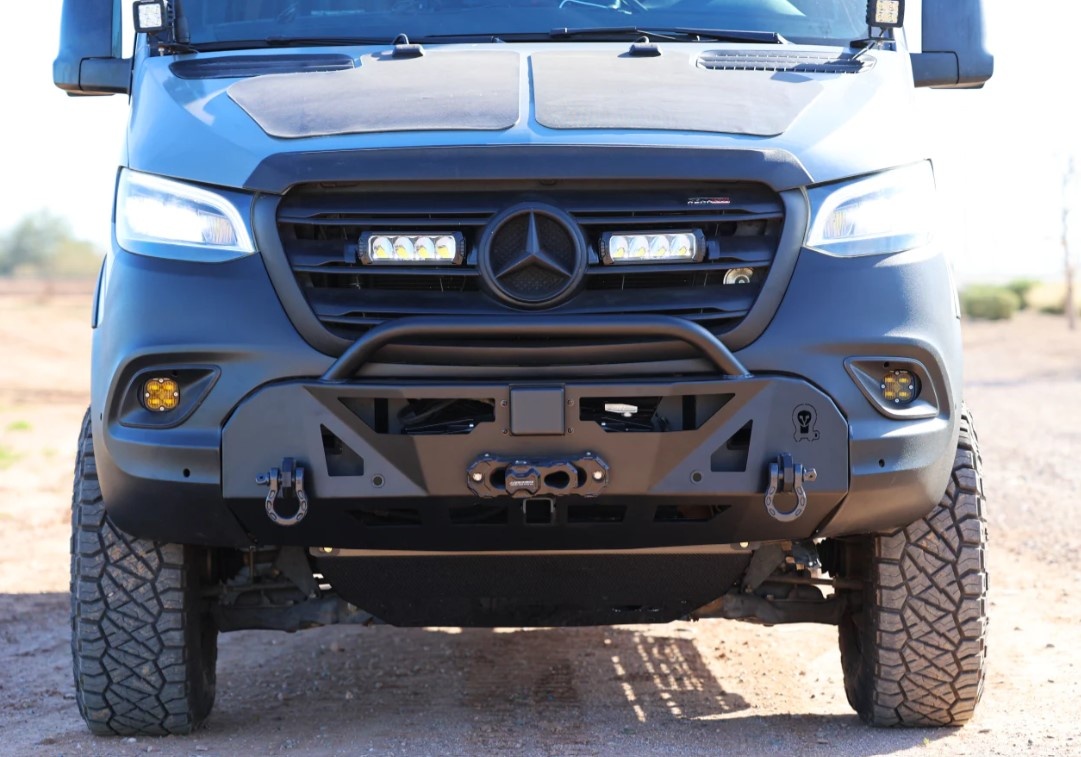 PISMO SPRINTER WINCH BUMPER for MB Sprinter 907 (including AWD) by OWL ...