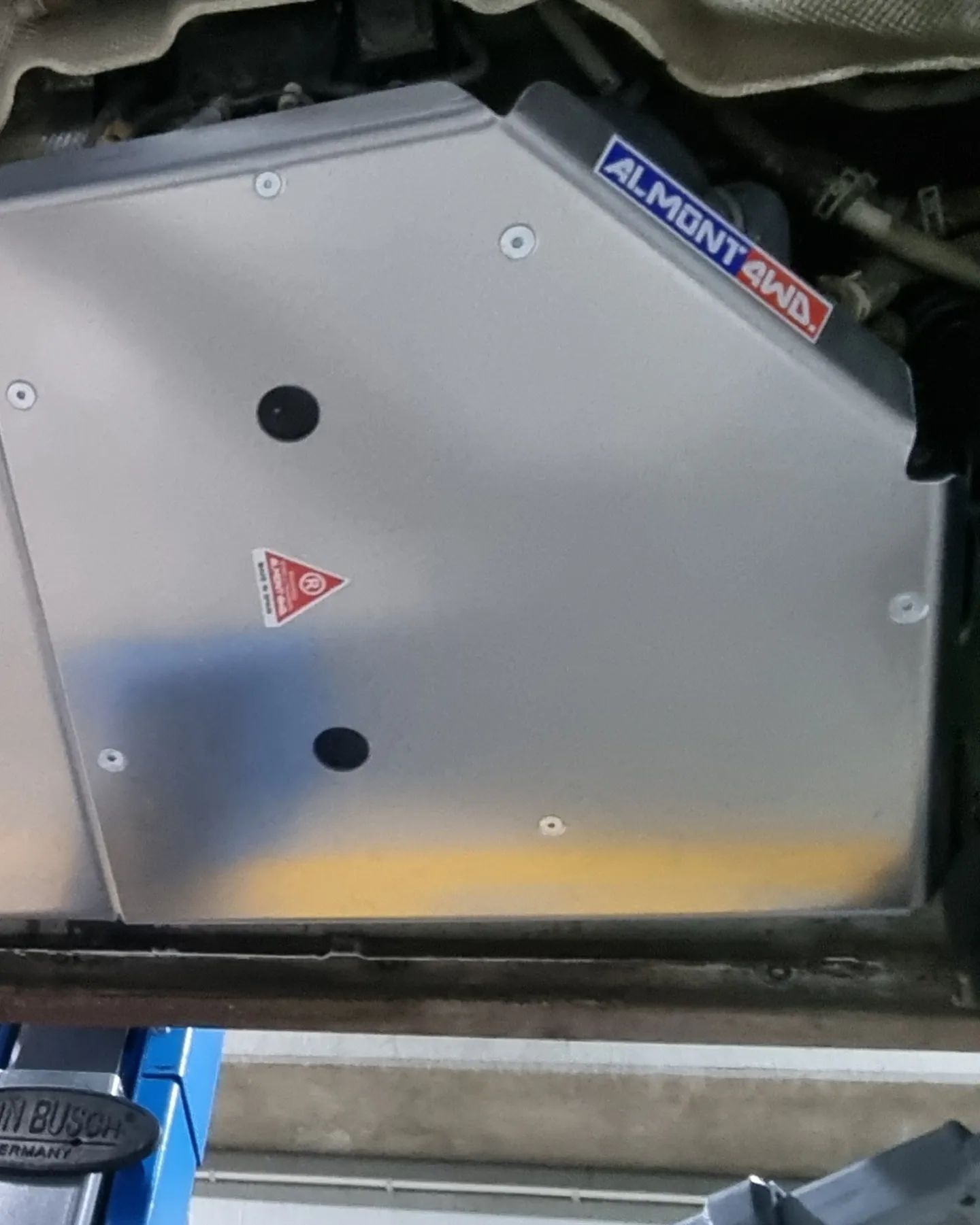 6 mm SPORTY DUTY Aluminum-skid plate /protection for adblue tank and W ...