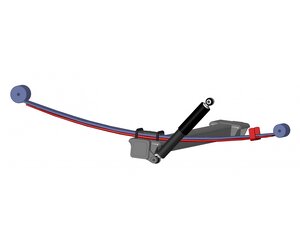 KIT OF REINFORCING LEAFSPRINGS + REINFORCED OIL DAMPERS /BODY LIFT KIT ...