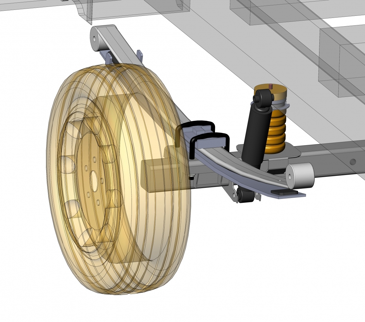 REAR SUSPENSION KIT WITH REINFORCED LEAF SPRINGS AND REINFORCED/EXTEND ...