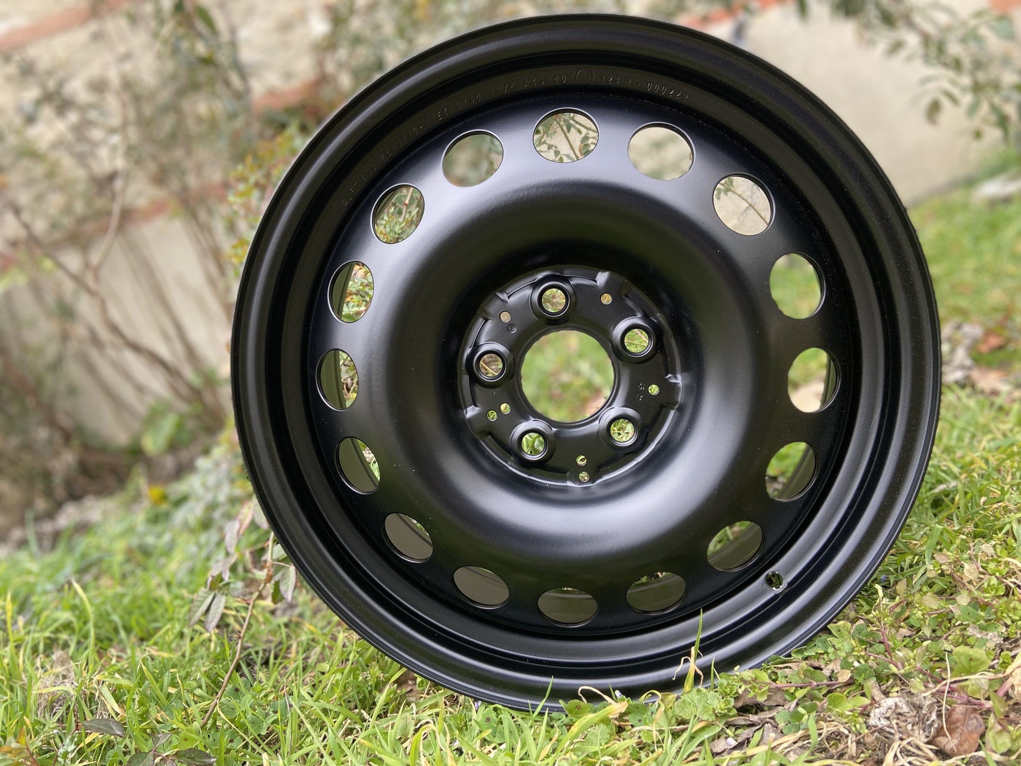 Mercedes Vito / V-Class 447 steel rim black powder coated 6.5x17 5/112 ...