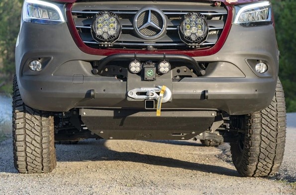 VAN COMPASS™ MERCEDES SPRINTER 907 (2019-2022 and AWD 2022+) WINCH MOU ...