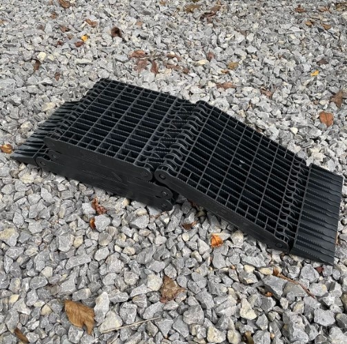 UNIKO folding ramp 6 in1, sandboard + leveling wedge + trestle - GTV-VAN