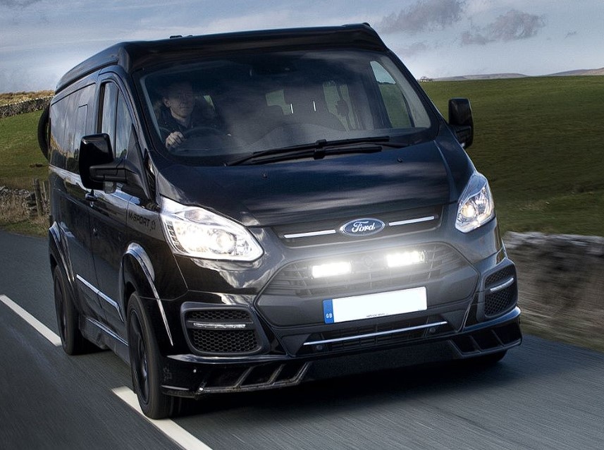 LAZERLAMPS LED GRILLE KIT FOR FORD TRANSIT CUSTOM (2012-2017) - GTV-VAN